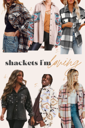 My Favorite Shackets for Fall - She Is Elizabeth Ann